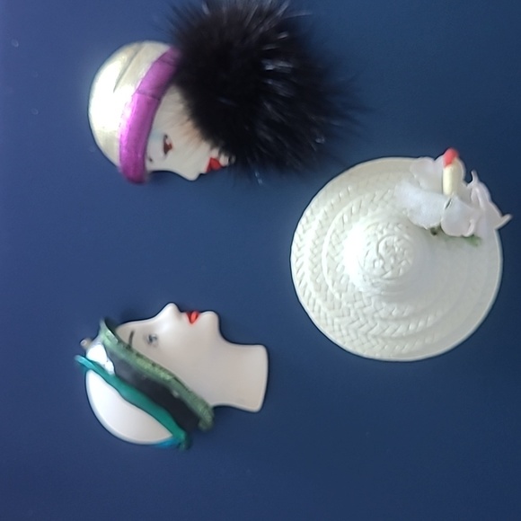 Unk | Accessories | Vintage Ladies Pinsset Of Three 3 | Poshmark